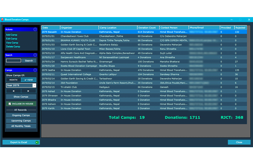 bloodPOINT® - Blood Bank Management System - Half Digits