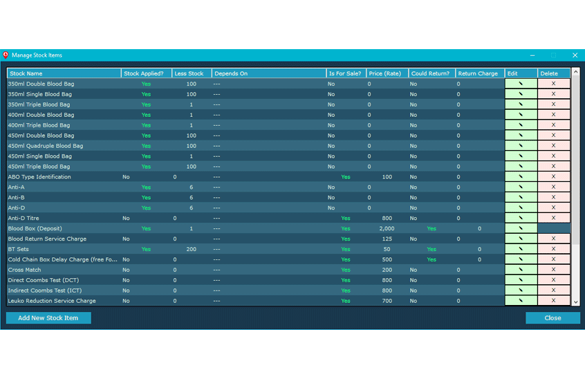 bloodPOINT® - Blood Bank Management System - Half Digits